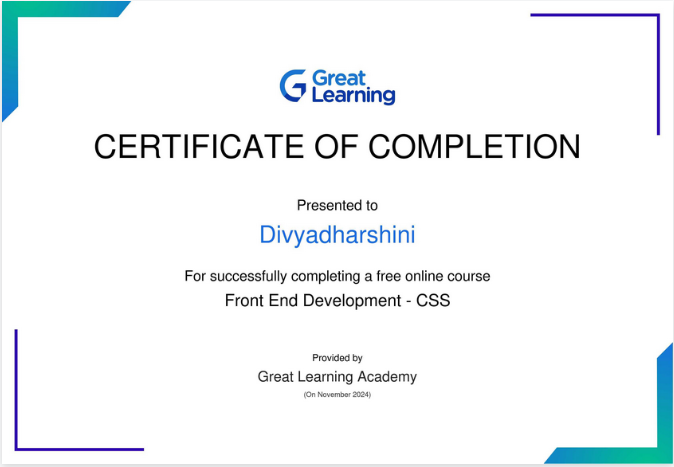 Divyadharshini's Portfolio